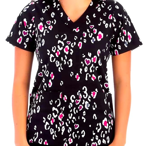 all heart | Other | Womens All Heart Scrub Basic Size Small Leopard ...